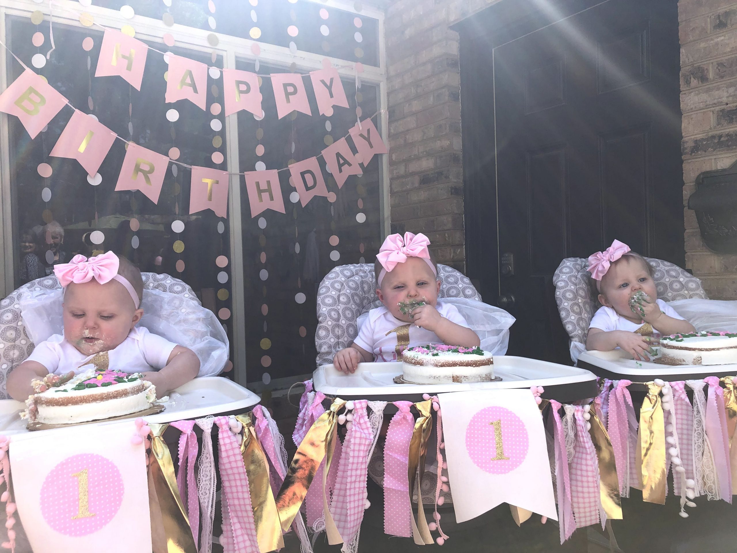 The Triplets’ 1st Birthday Party! | Pullen's Cozy Corner