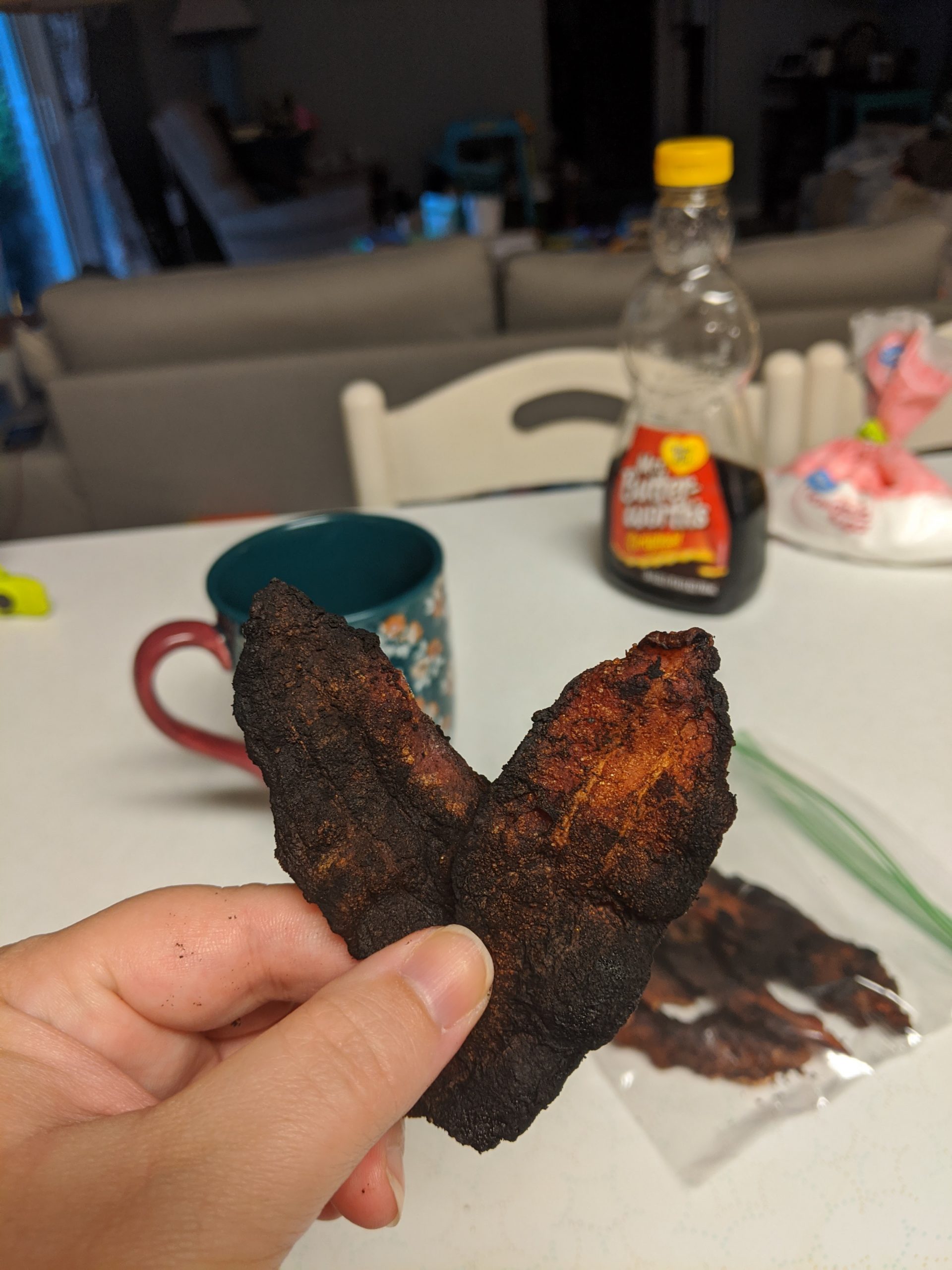 Burnt Black Bacon | Pullen's Cozy Corner